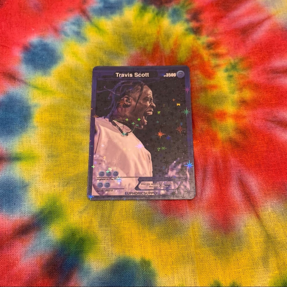 Euphoric Supply Travis Scott Holo Pokmon Card - Gem